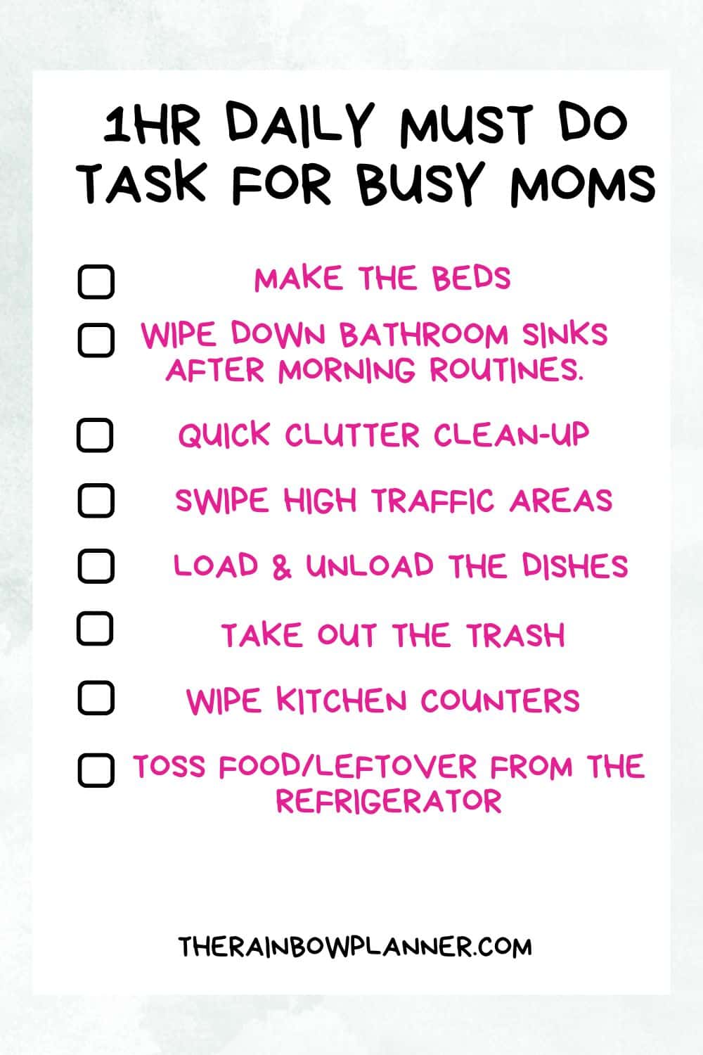 How to Create a Weekly Cleaning Schedule (Free Weekly Cleaning ...