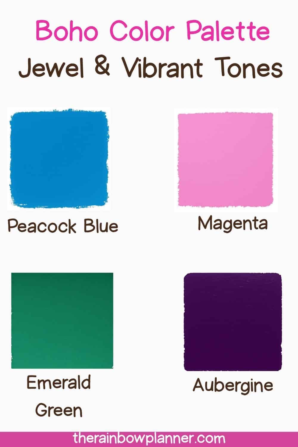 The Best Color Palettes for Boho Decor Style: Paint and Furniture Ideas ...