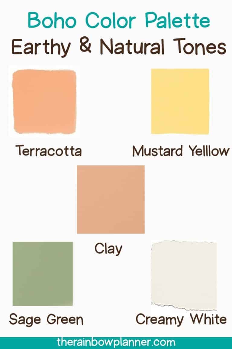 The Best Color Palettes for Boho Decor Style: Paint and Furniture Ideas ...